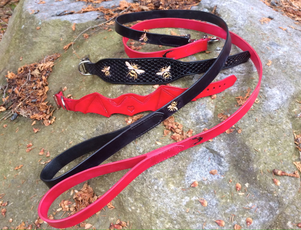 Fun with Fire: A Celtic Phoenix Collar – Saluki Feathers